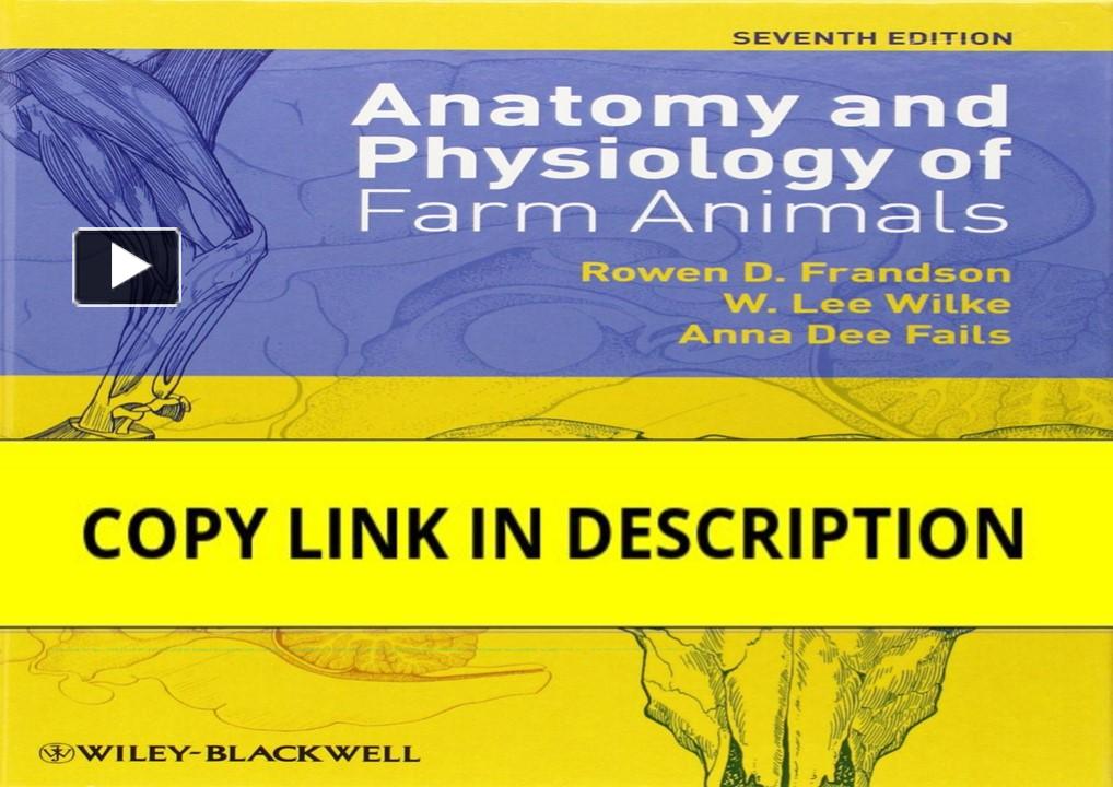PPT – PDF/READ Anatomy and Physiology of Farm Animals PowerPoint ...