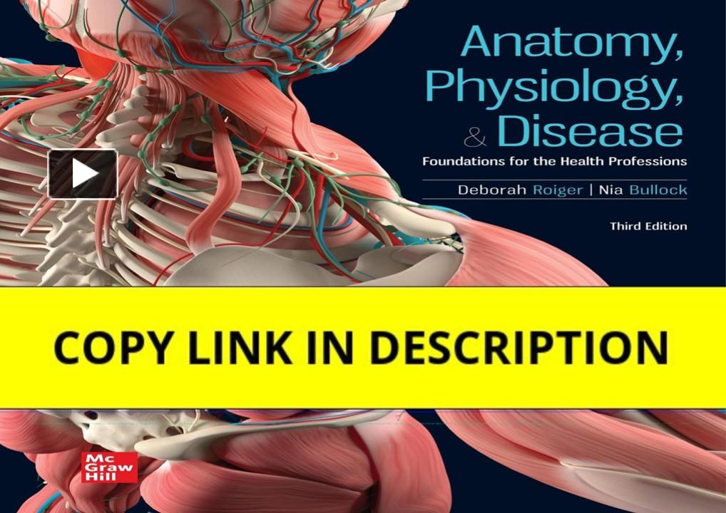 PPT – PDF Read Online Anatomy, Physiology, & Disease: Foundations for ...