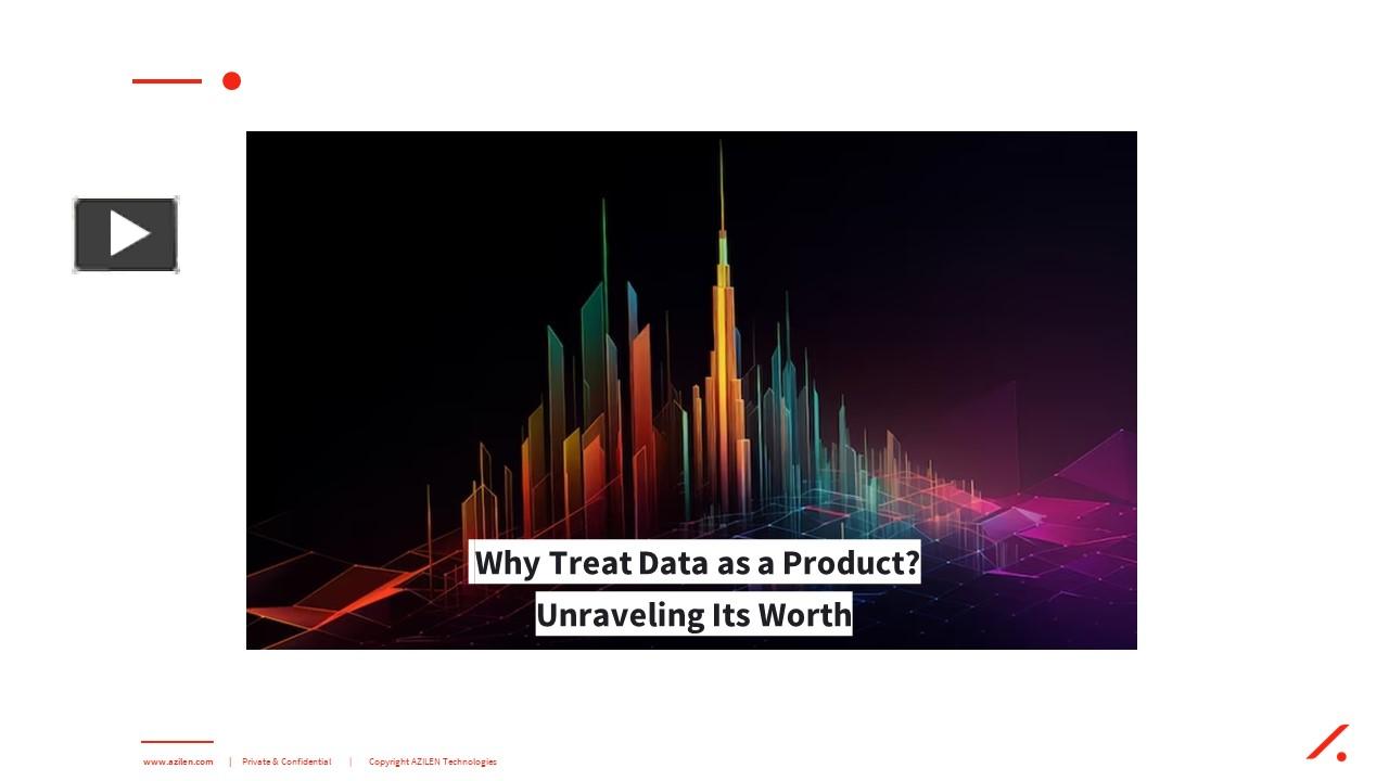 PPT – Why Treat Data as a Product? Unraveling Its Worth PowerPoint presentation | free to ...