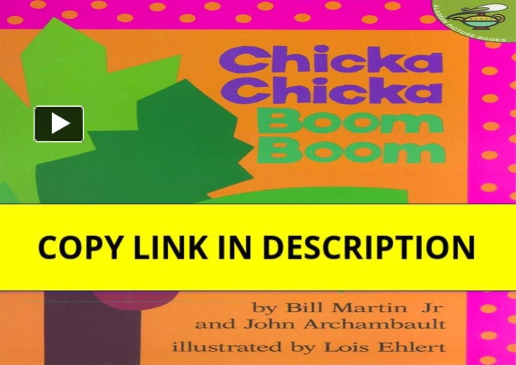 PDF Chicka Chicka Boom Boom presentation | free to download