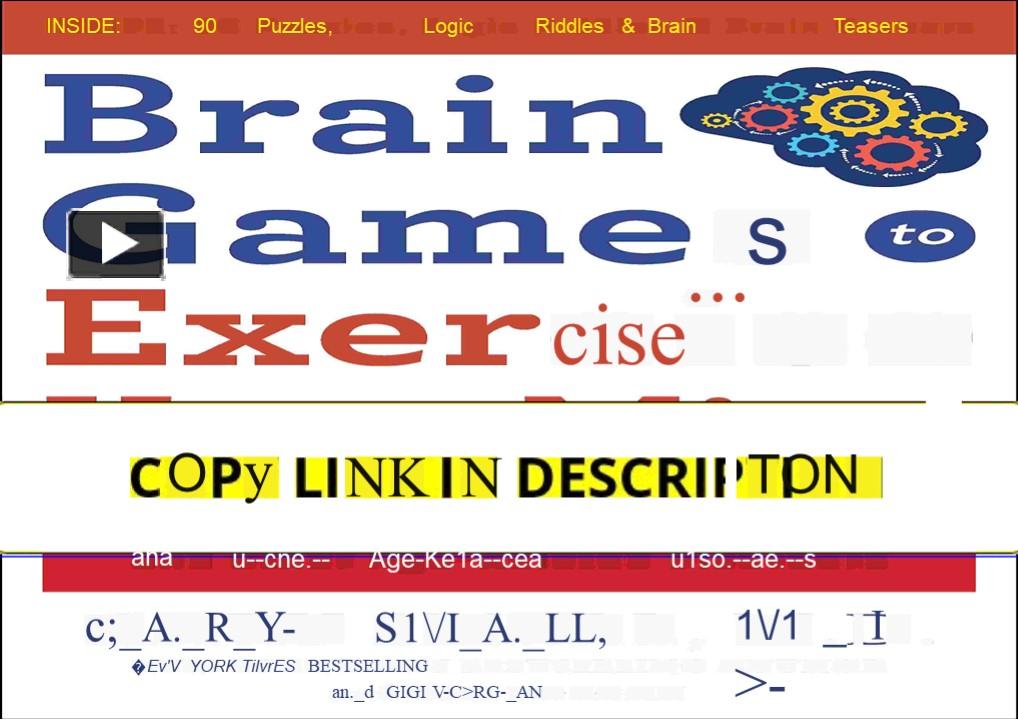 [READ] Brain Games to Exercise Your Mind: Protect Your Brain From ...