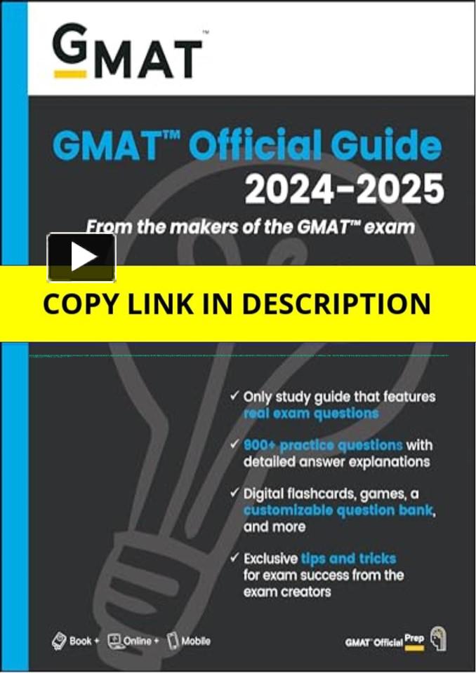 PDF GMAT Official Guide 2024-2025: Book + Online Question Bank (GMAT Official Guides) 2nd ...