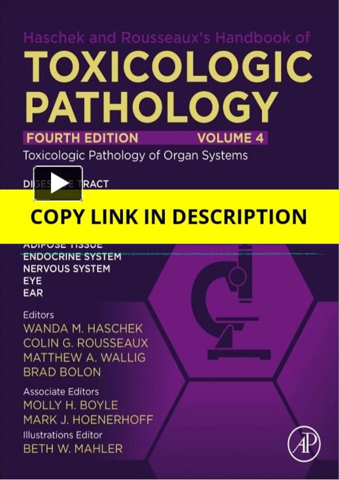 (PDF) Haschek and Rousseaux's Handbook of Toxicologic Pathology, Volume 4: Toxicologic Pathology ...