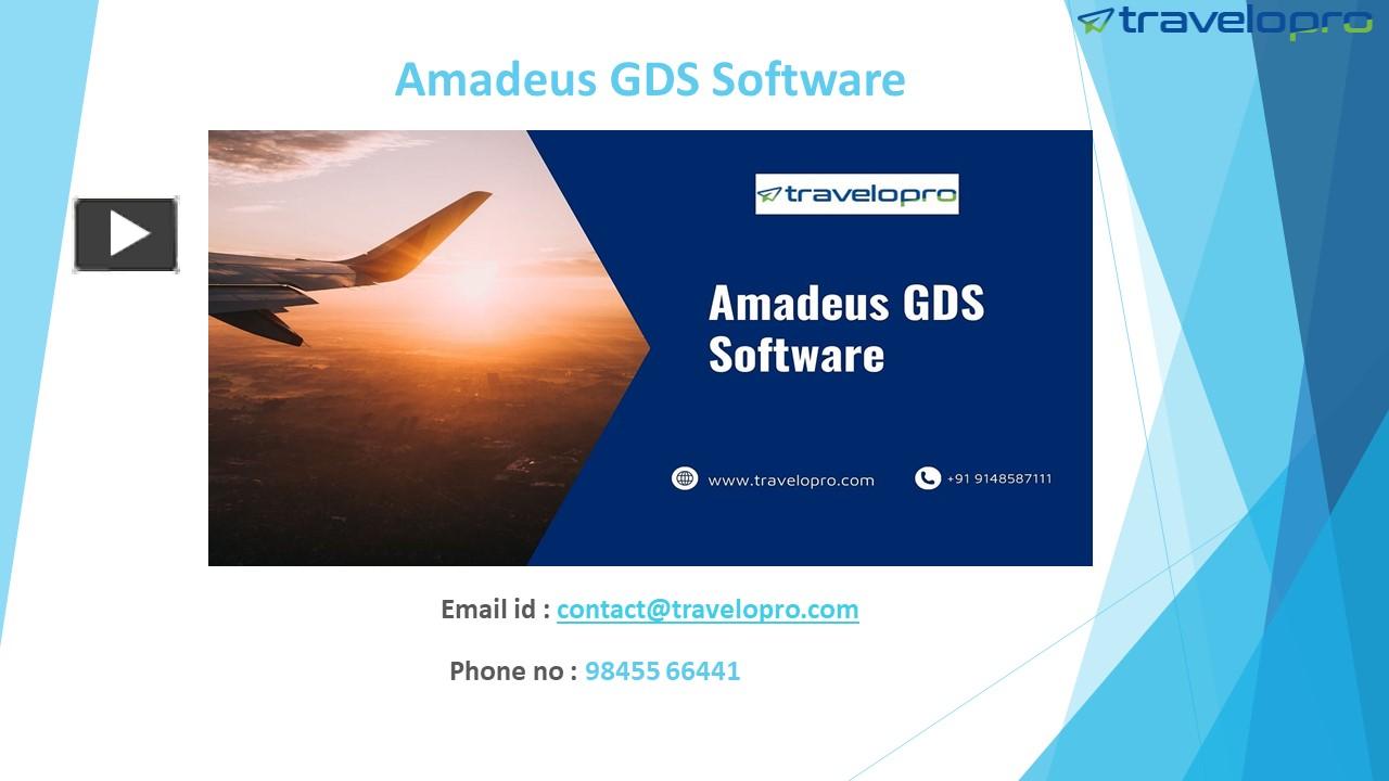 PPT – Amadeus GDS Software PowerPoint presentation | free to download - id: 99ca81-ZTI0N