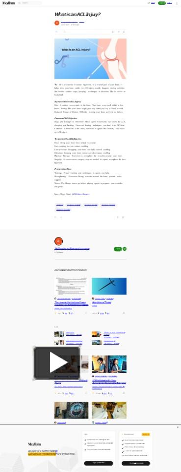 What is an ACL Injury? presentation | free to download