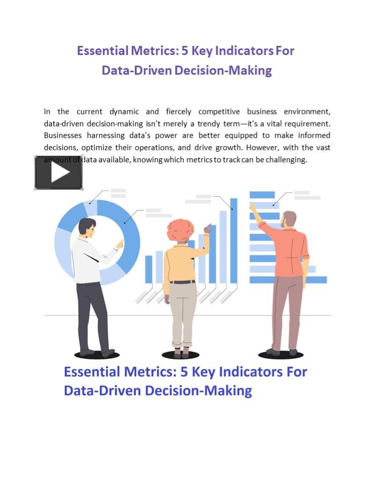 Essential Metrics: 5 Key Indicators For Data-Driven Decision-Making presentation | free to download