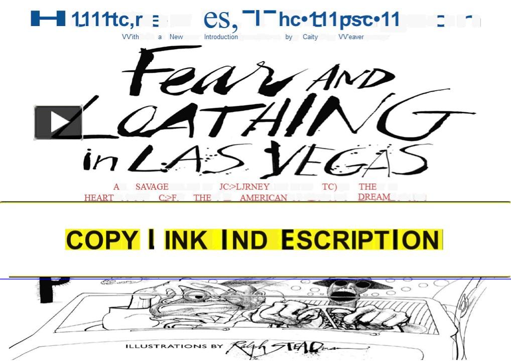 PPT – [READ] Fear and Loathing in Las Vegas: A Savage Journey to the ...