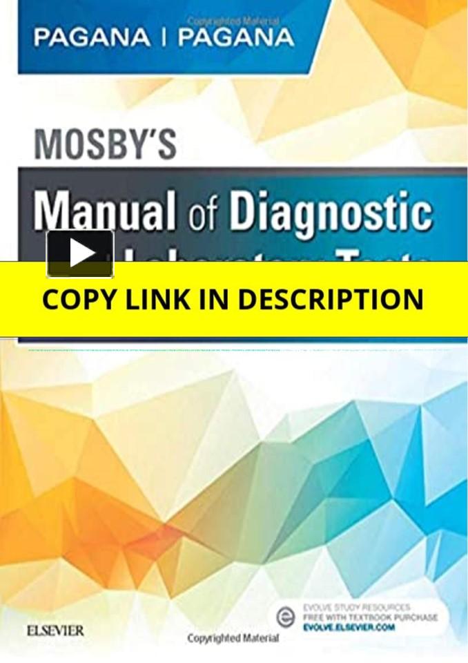 [PDF] Mosby's Manual of Diagnostic and Laboratory Tests, 6e 6th Edition ...