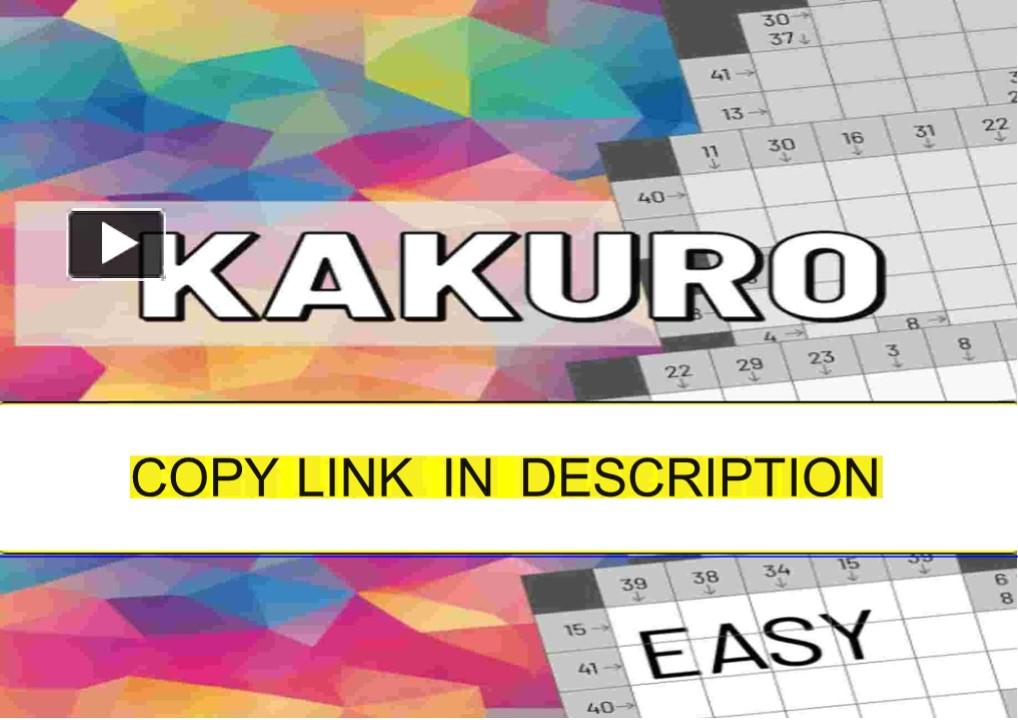 PPT – get [PDF] Download Easy Kakuro: 200+ Puzzles with Solutions PowerPoint presentation | free ...
