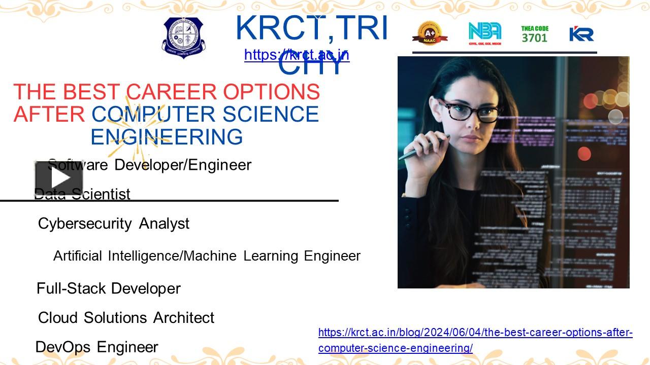 PPT – The Best Career Options After Computer Science Engineering PowerPoint presentation | free ...