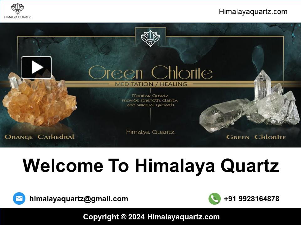PPT – Samadhi Quartz PowerPoint presentation | free to download - id: 99ddf9-YWI2N