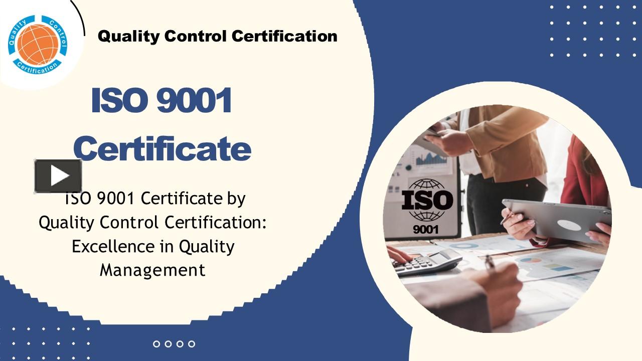 PPT – ISO 9001 Certificate | Quality Control Certification PowerPoint presentation | free to ...
