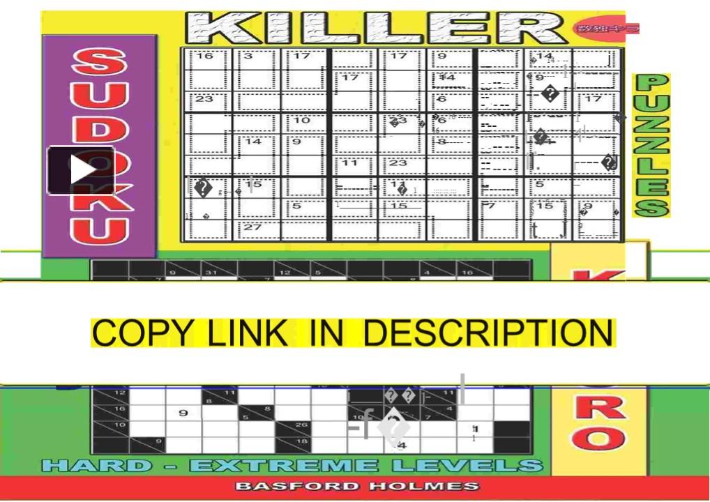 PPT – $PDF$/READ Killer sudoku puzzles and Kakuro.: Hard - extreme levels. (Killer sudoku and ...