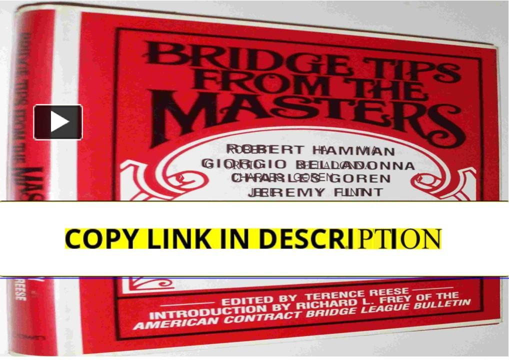 PPT – get [PDF] Download Bridge Tips From the Masters PowerPoint presentation | free to download ...