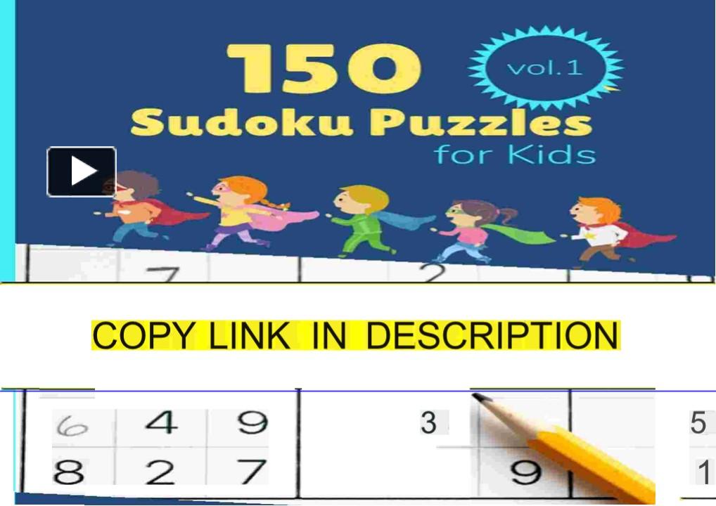 PPT – read⚡ 150 Sudoku Puzzles for Kids vol.1: Sudoku for Kids Ages 4-8 ...