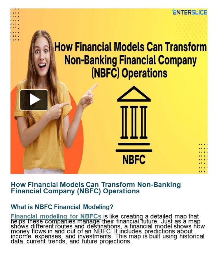 How Financial Models Can Transform NBFC Operations presentation | free to download