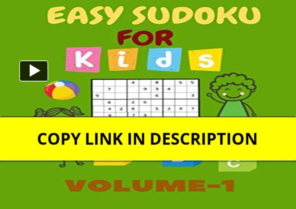 PPT – $PDF$/READ Easy Sudoku for kids volume-1: 100 fun sudoku puzzles ...