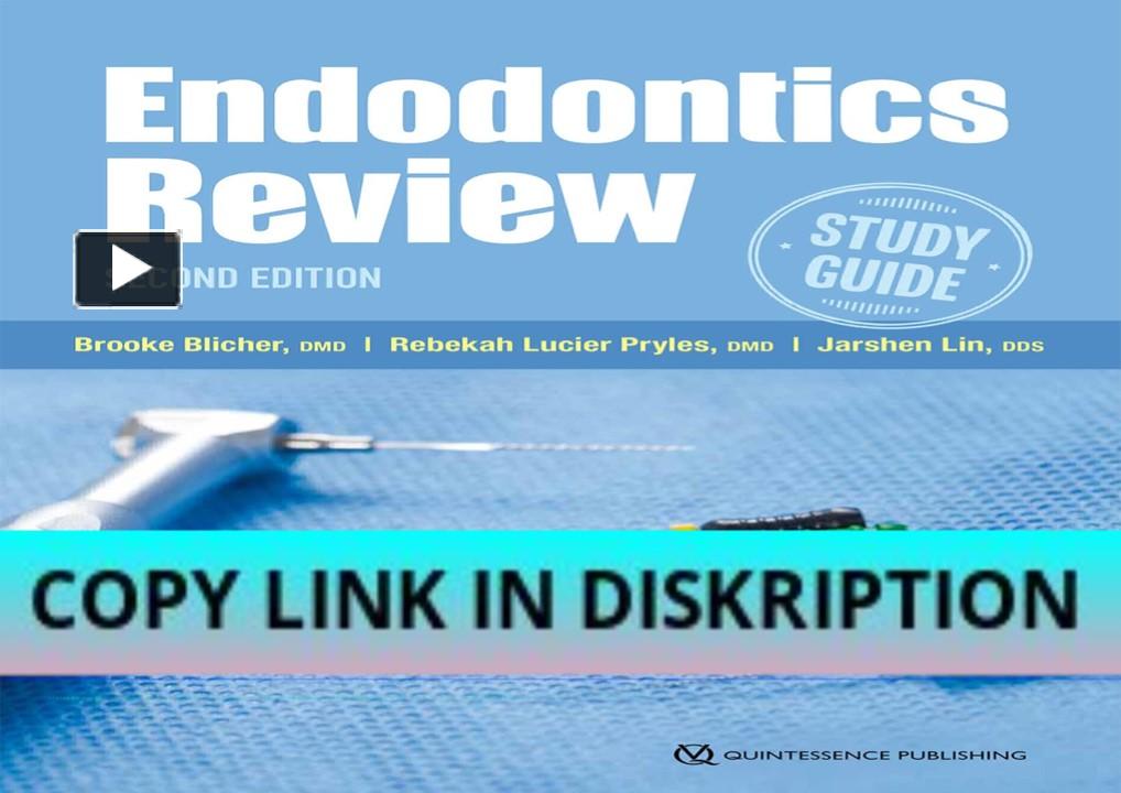 PDF_ Endodontics Review: Second edition presentation | free to download