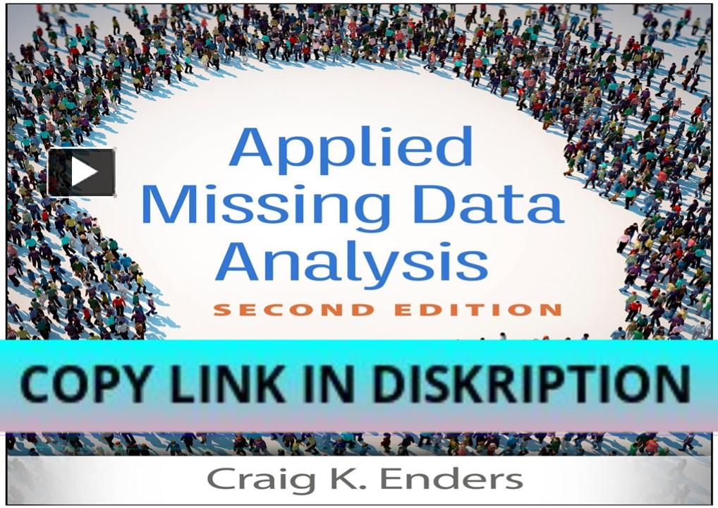 PPT – Download [PDF] Applied Missing Data Analysis (Methodology in the Socia PowerPoint ...