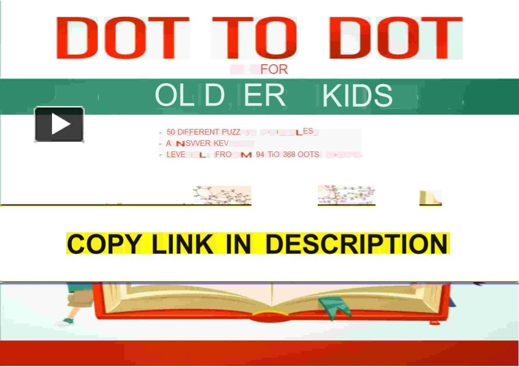PPT – READ⚡[PDF] DOT TO DOT FOR OLDER KIDS: Connect the Dots Activity Book ,50 Different ...
