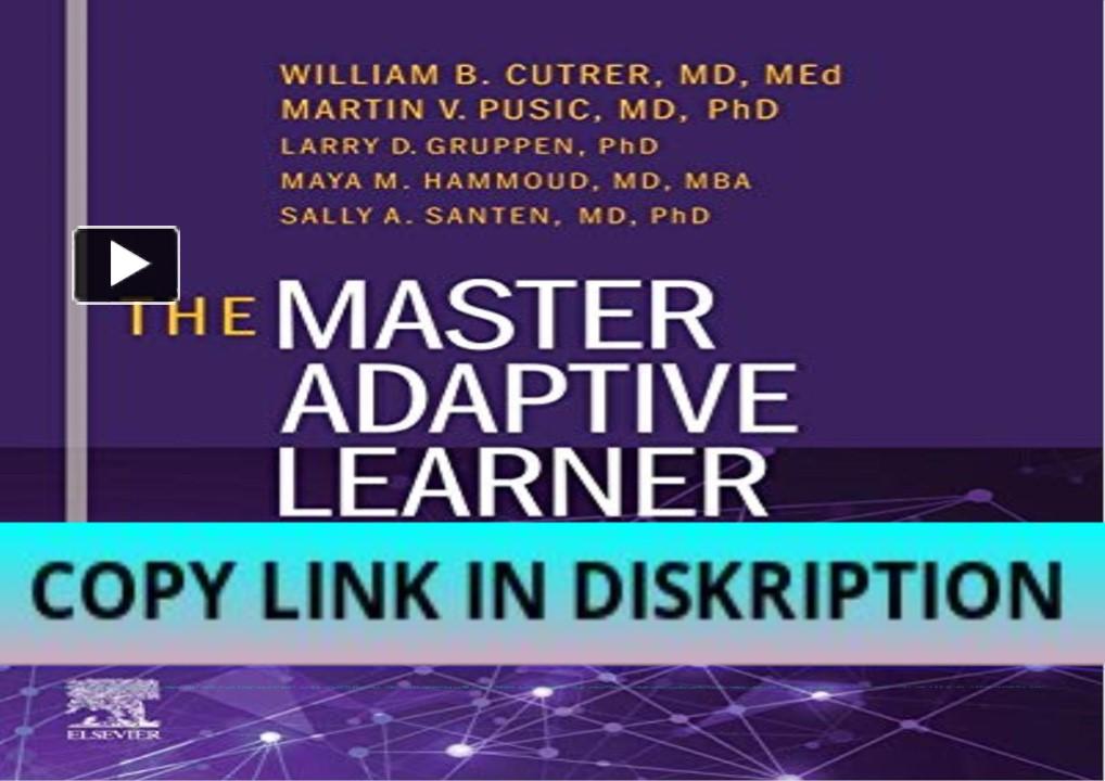 READ [PDF] The Master Adaptive Learner: from the AMA MedEd Innovation presentation | free to ...