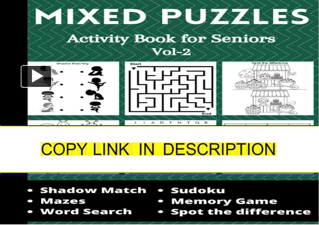PPT – [READ] ️ Mixed Puzzles Activity Book for Seniors - A Mixed Puzzle Book For Adults with ...
