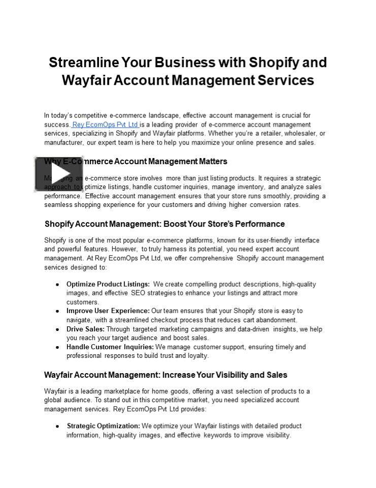 PPT – Maximize Your Amazon Sales with the Best E-Commerce Virtual Assistant in USA PowerPoint ...