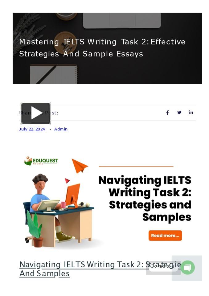 Mastering IELTS Writing Task 2 presentation | free to download