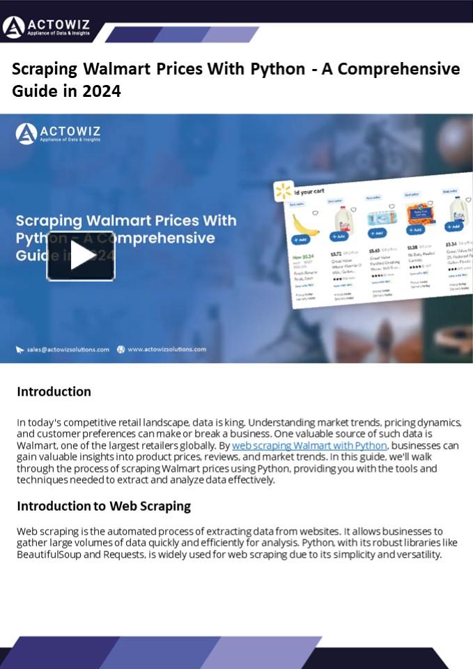 PPT – Scraping Walmart Prices With Python - A Comprehensive Guide in 2024 PowerPoint ...