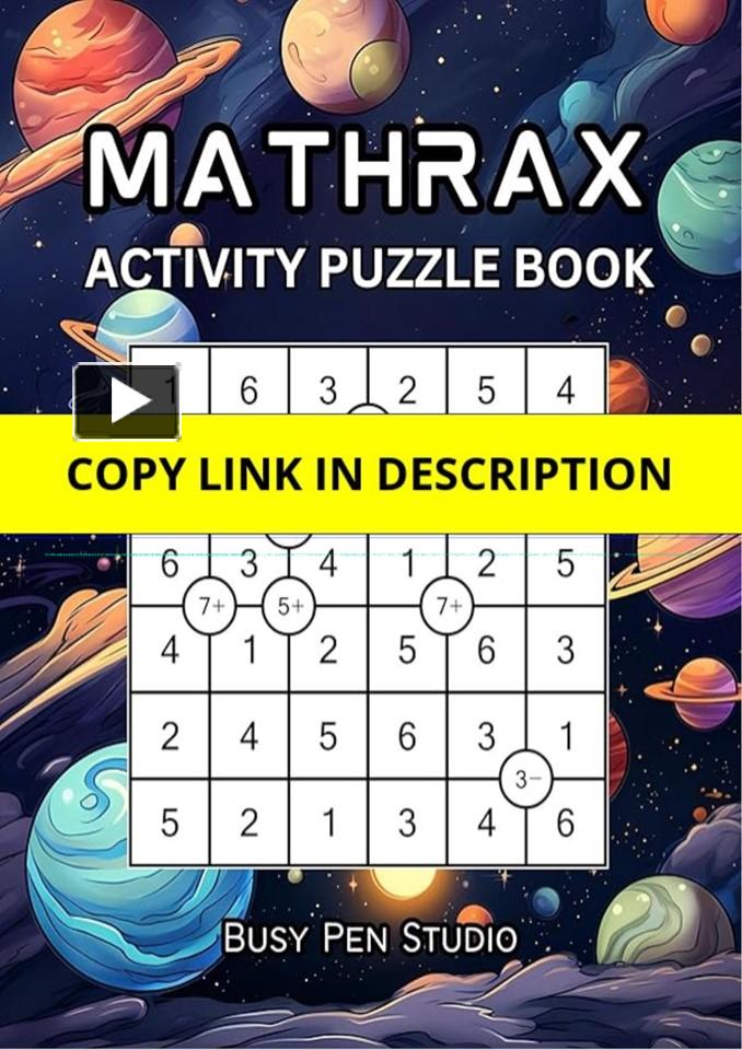 (PDF) Mathrax - Activity Puzzle Book (Kindle Scribe Only) Ipad presentation | free to download