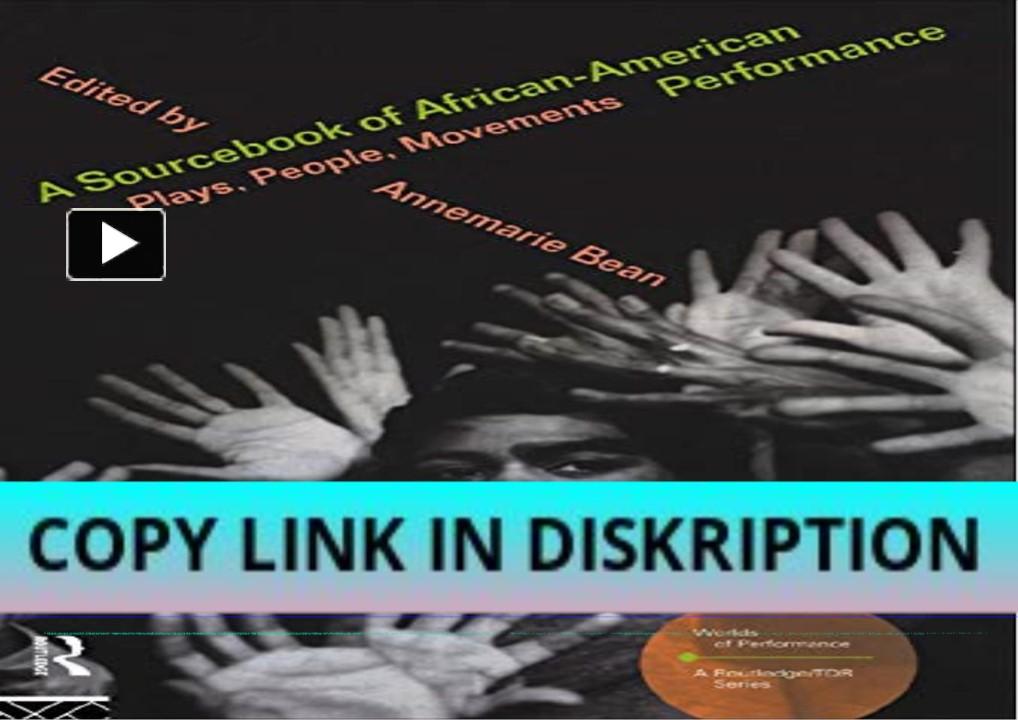 PPT – [PDF READ] Free A Sourcebook on African-American Performance ...