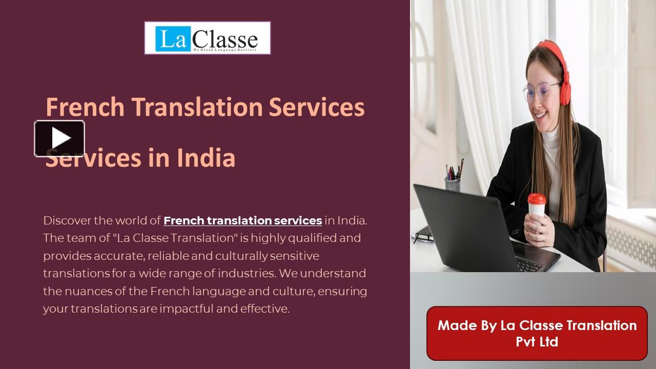 PPT – French translation service in India (2) PowerPoint presentation ...