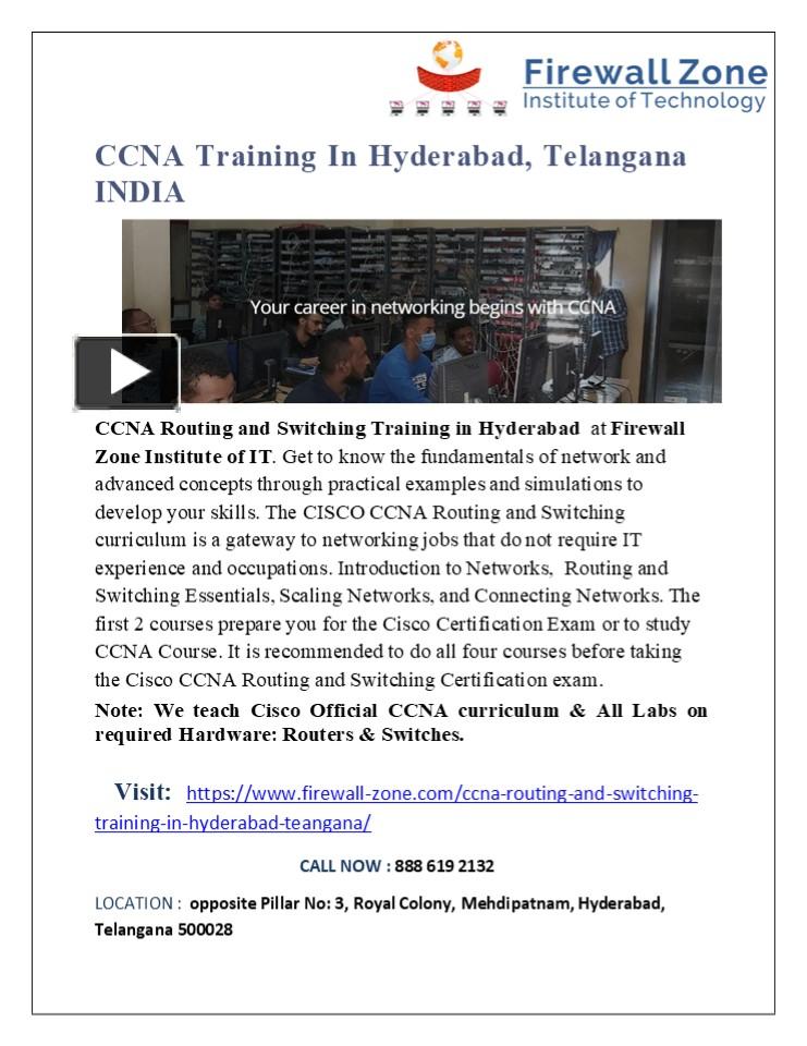 Ppt Ccna Training Ccna Routing And Switching In Hyderabad