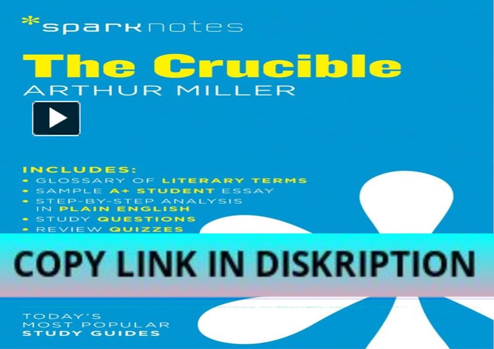 READ [PDF] The Crucible SparkNotes Literature Guide (Volume ...