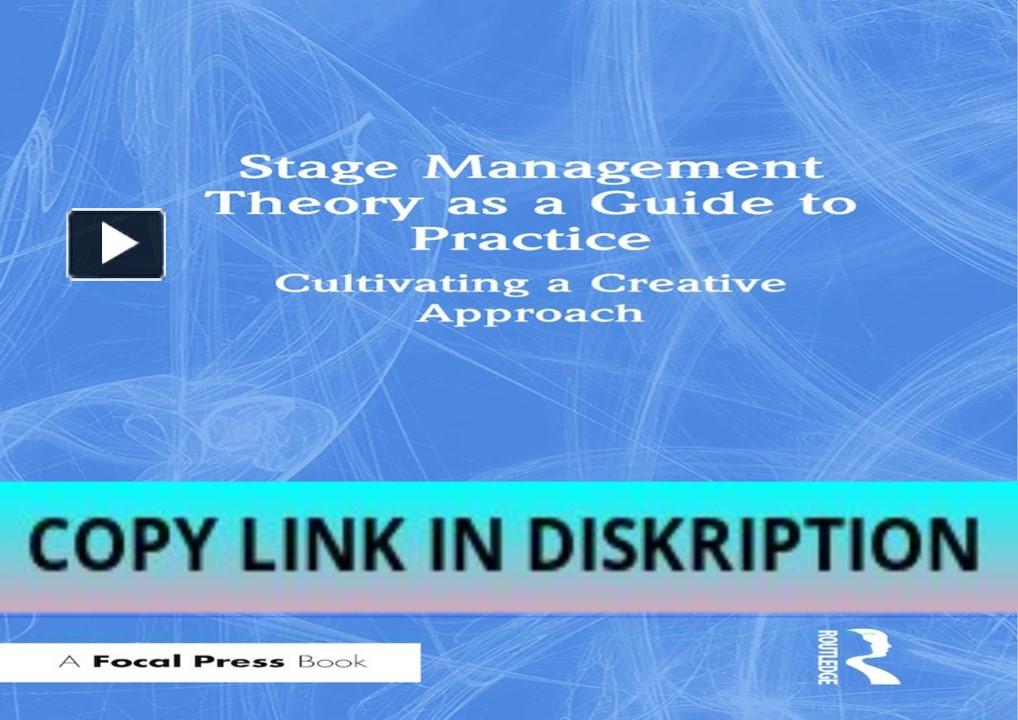 [PDF] READ Free Stage Management Theory as a Guide to Practi ...