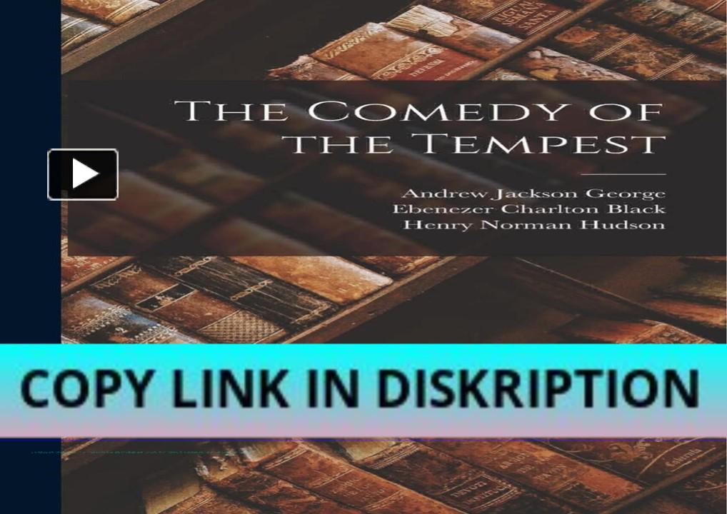 PPT – PDF/READ/DOWNLOAD The Comedy of the Tempest PowerPoint presentation | free to download ...