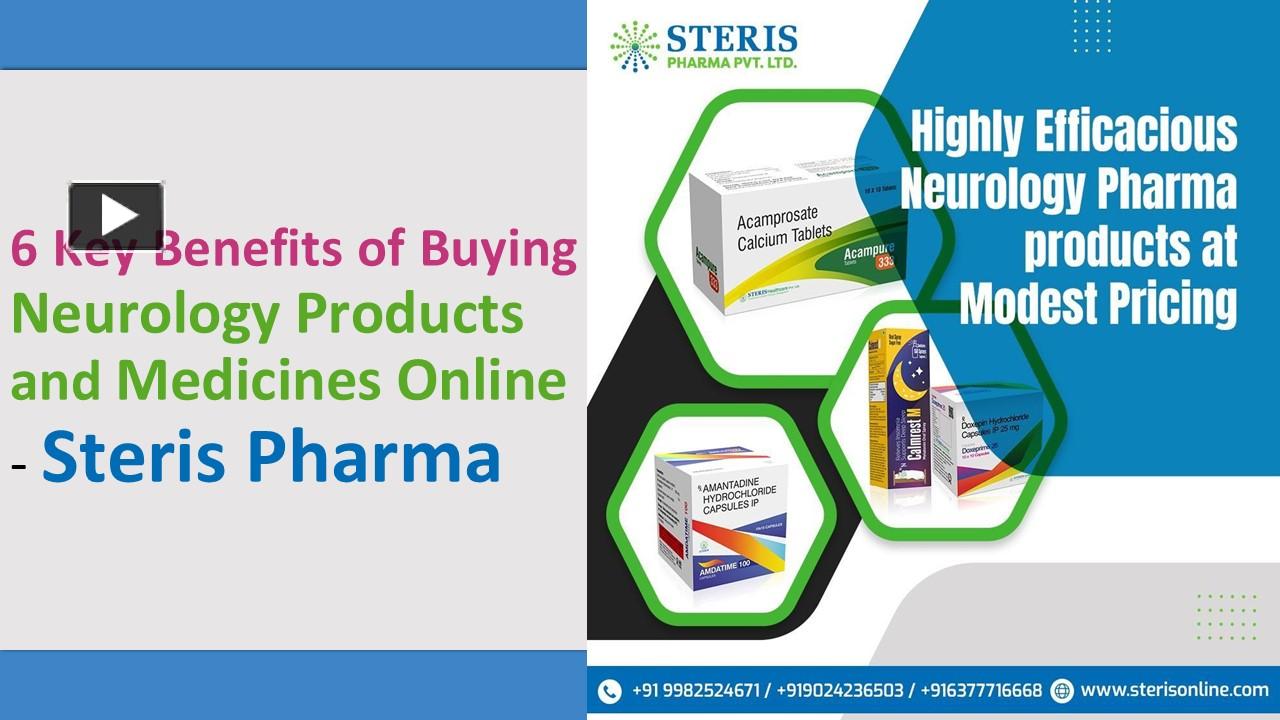 PPT – 6 Key Benefits of Buying Neurology Products and Medicines Online ...