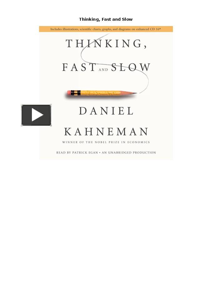 PPT – Download⚡️ Thinking, Fast and Slow PowerPoint presentation | free ...