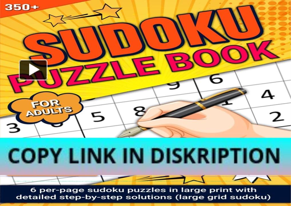 PPT – [PDF] DOWNLOAD 350+ Sudoku Puzzle Book for Adults Easy to medium: 6 pe PowerPoint ...