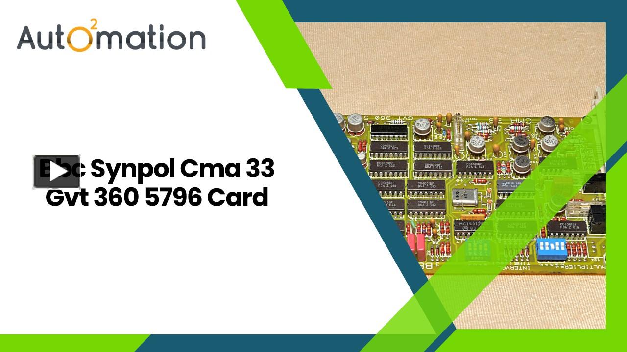 PPT – Bbc synpol cma 33 gvt 360 5796 card PowerPoint presentation | free to download - id ...