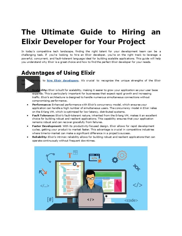 PPT – https://www.creolestudios.com/elixir-development-company/ PowerPoint presentation | free ...