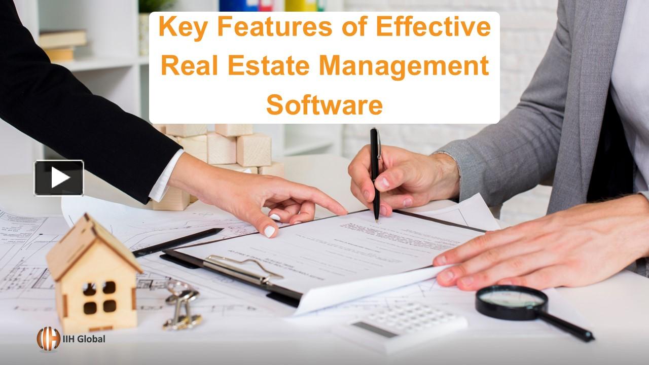 PPT – Key Features of Effective Real Estate Management Software PowerPoint presentation | free ...