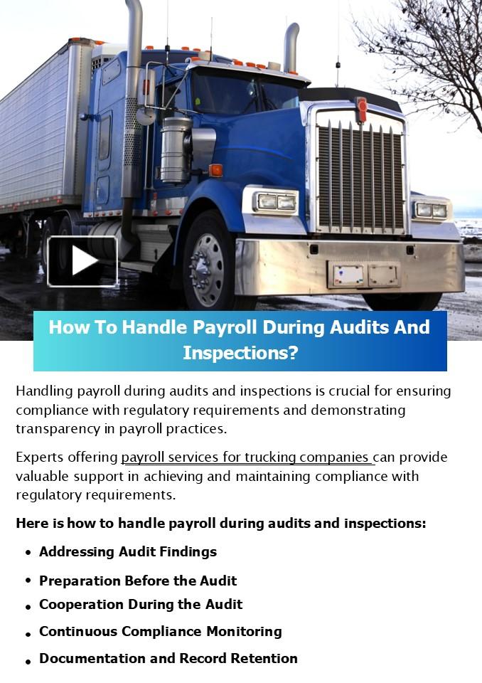 PPT – How To Handle Payroll During Audits And Inspections? PowerPoint presentation | free to ...