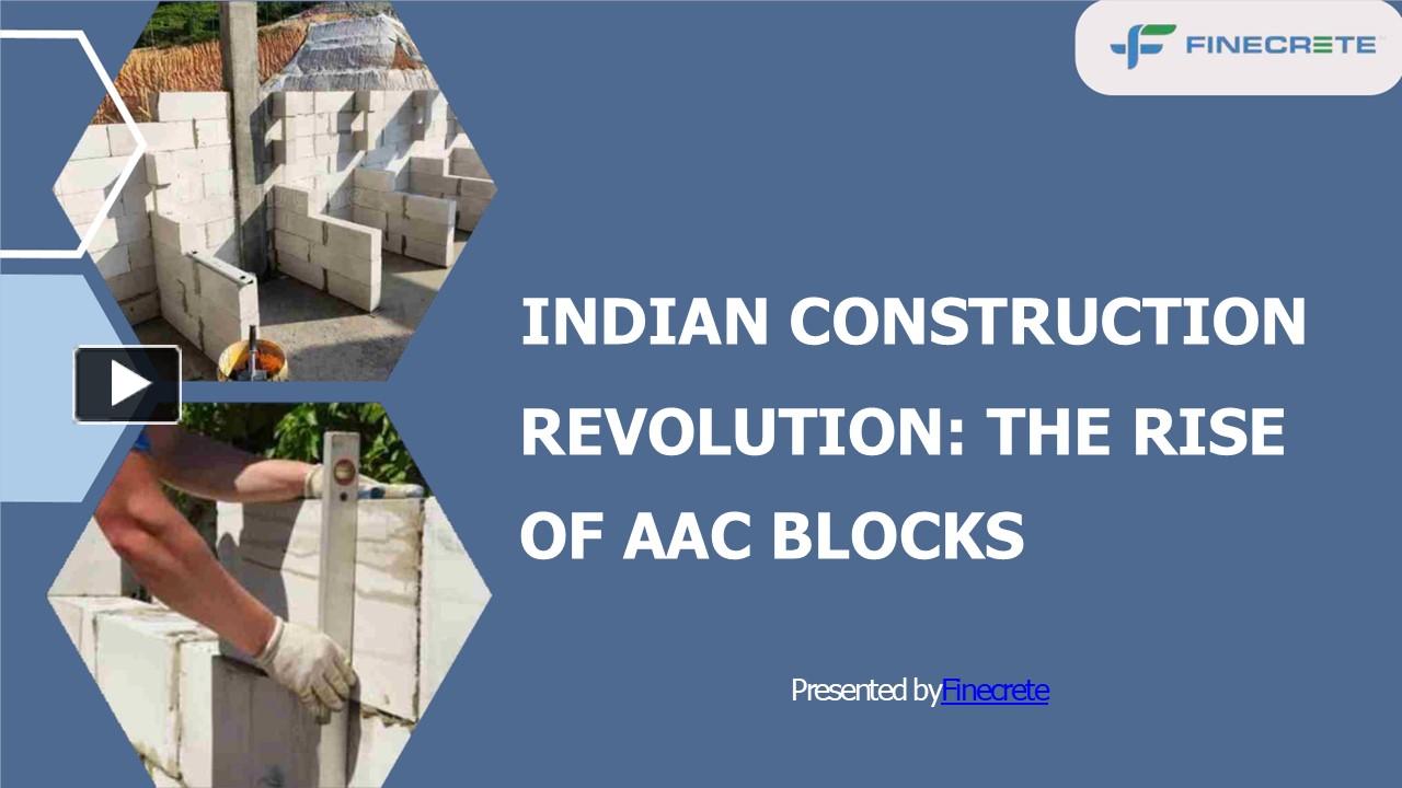 PPT – Indian Construction Revolution The Rise of AAC Blocks PowerPoint ...