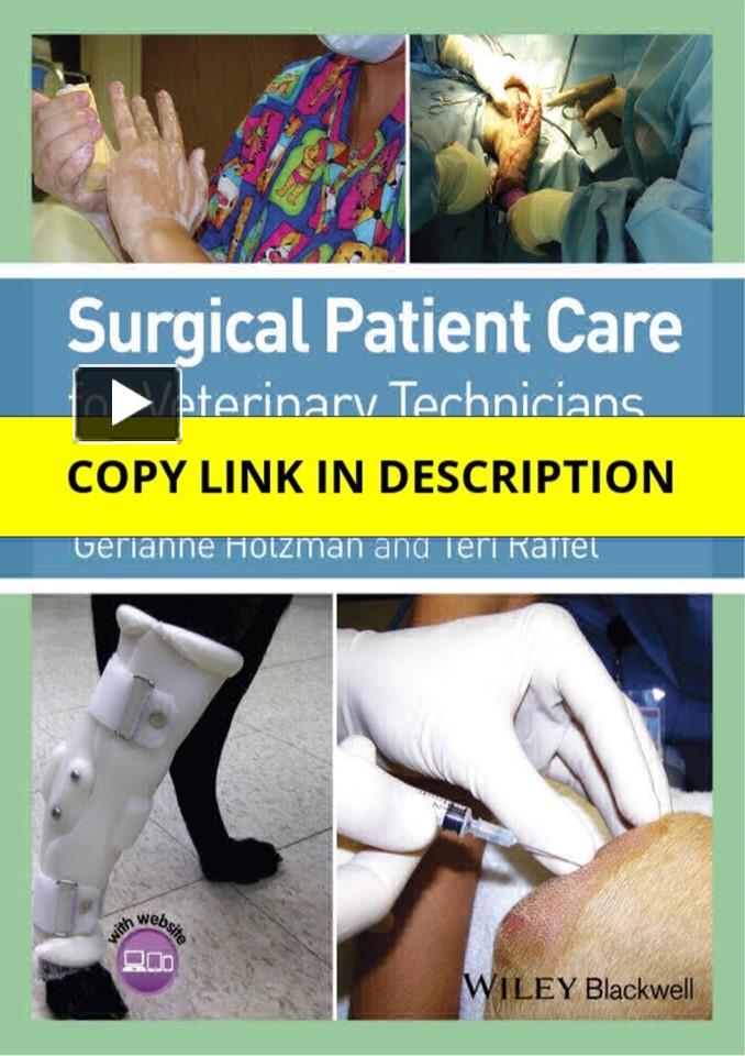 PPT – [PDF] Surgical Patient Care for Veterinary Technicians and Nurses ...