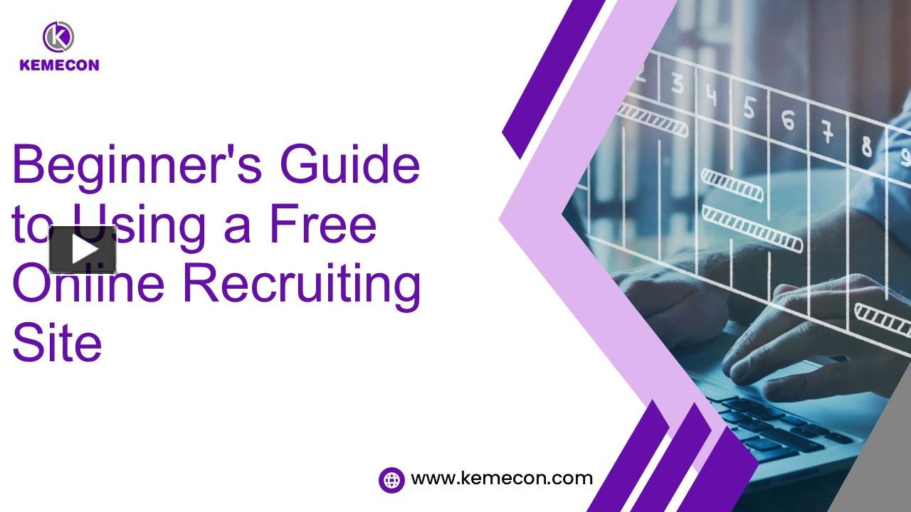 PPT – Beginner's Guide to Using a Free Online Recruiting Site (1) PowerPoint presentation | free ...