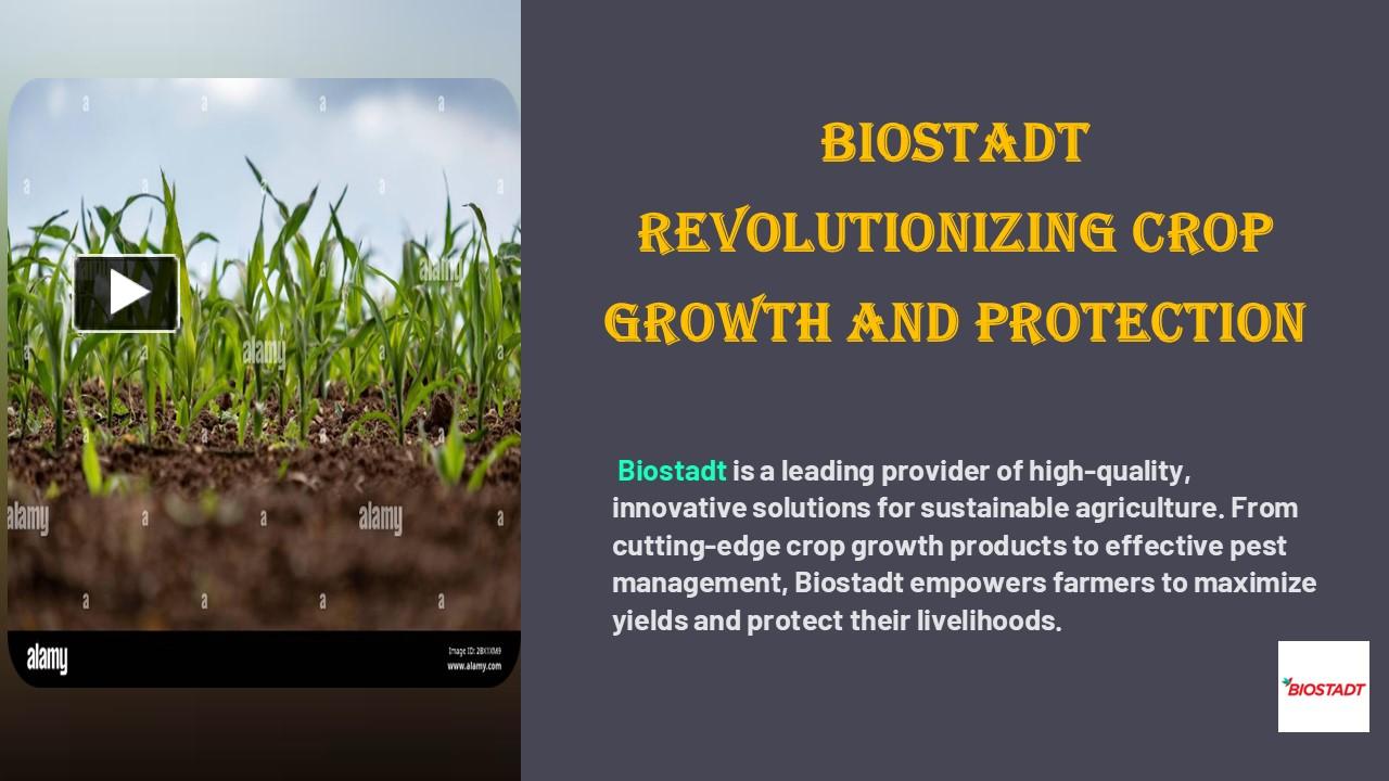 PPT – Biostadt Revolutionizing Crop Growth and Protection PowerPoint presentation | free to ...