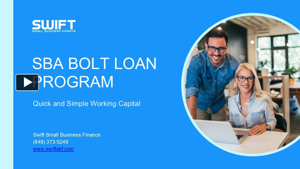 SBA Bolt Loan | Your Path to Affordable Business Financing presentation | free to download
