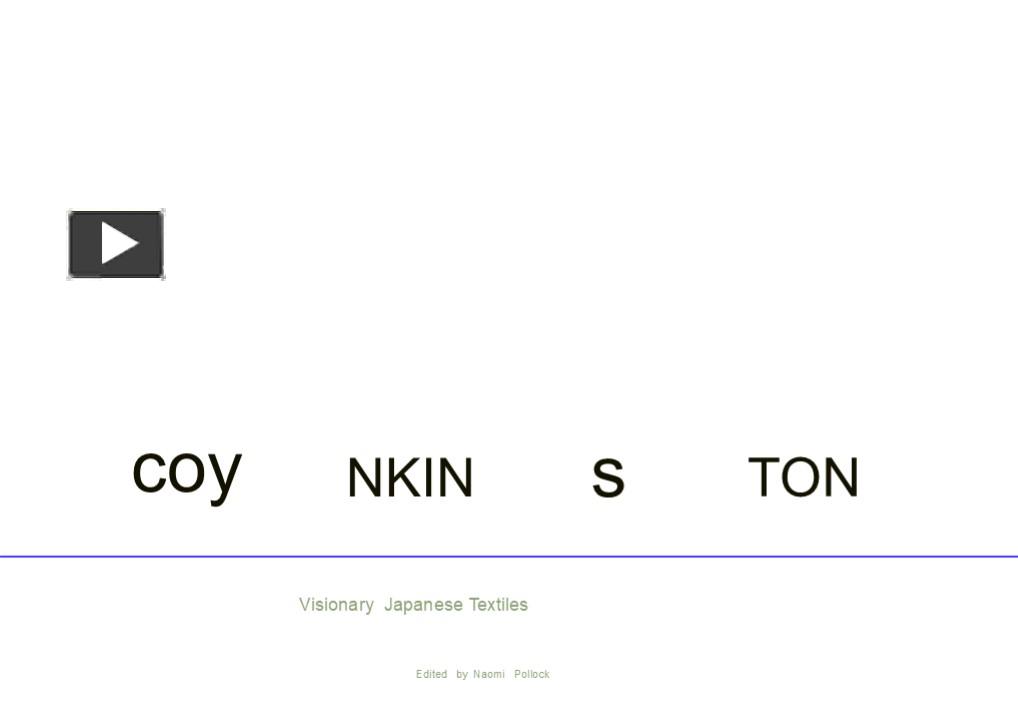 (PDF) NUNO: Visionary Japanese Textiles PDF presentation | free to download