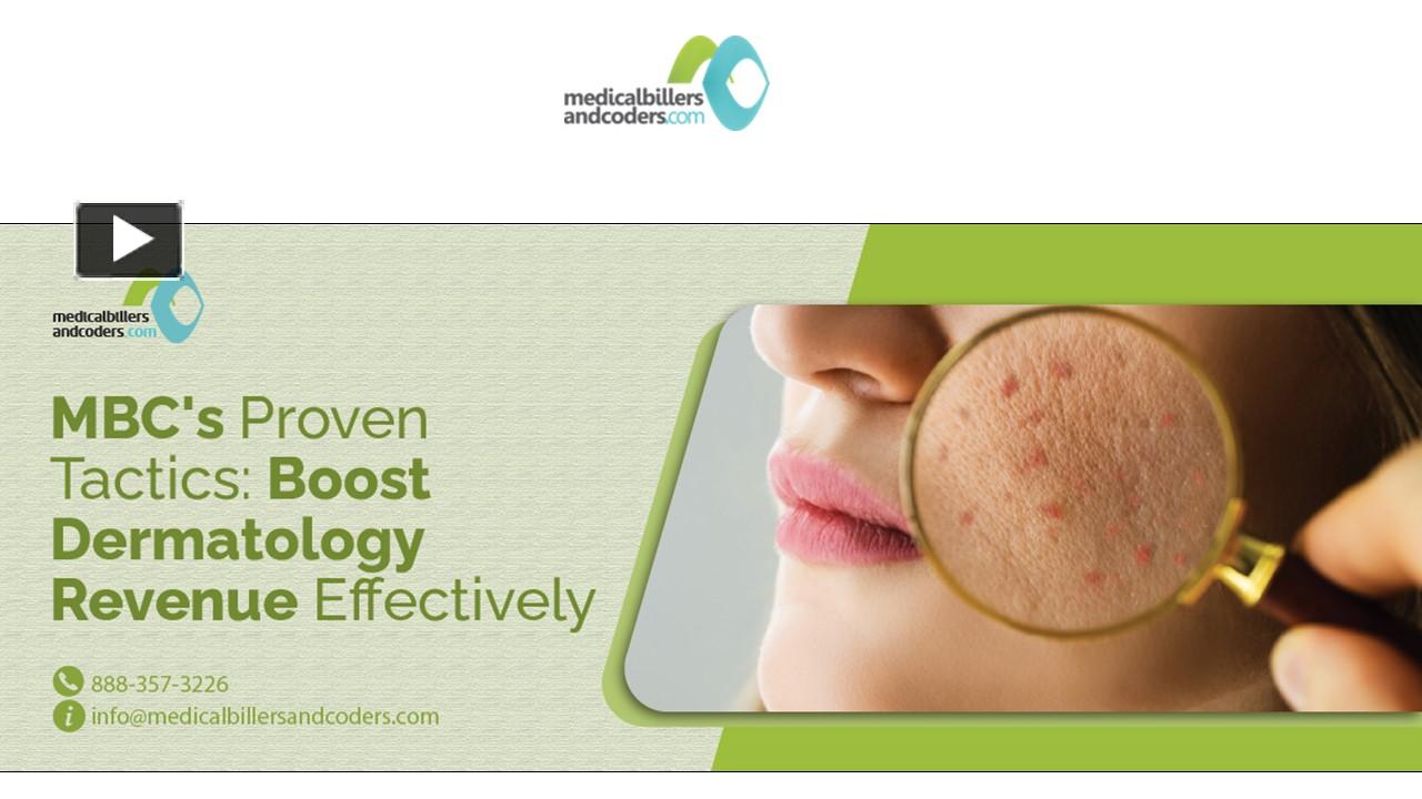 PPT – MBC's Proven Tactics: Boost Dermatology Revenue Effectively! PowerPoint presentation ...